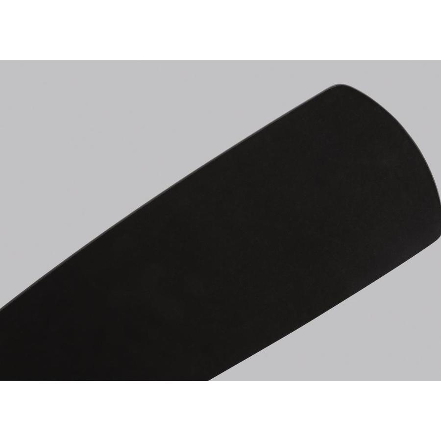 Monte Carlo Discus 52-in Matte Black LED Indoor Ceiling Fan with Light ...
