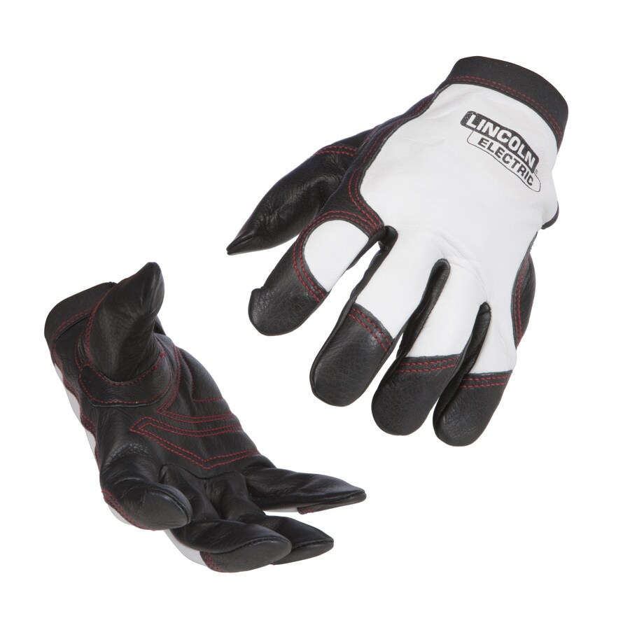 Lincoln Electric Red and Black Welding Gloves at Lowes.com
