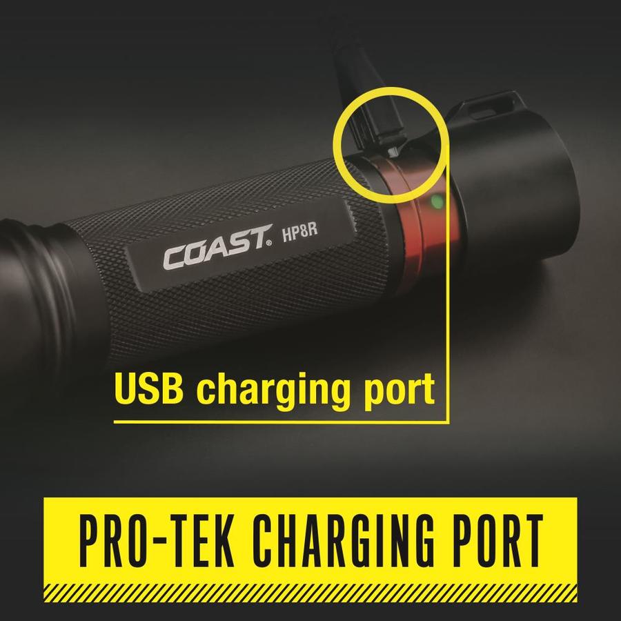 Coast 760-Lumen LED Rechargeable Flashlight (Battery Included) in the ...