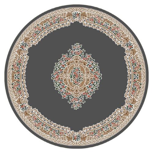 Milliken 7'7" Round Lapis Aubusson Area Rug at Lowes.com