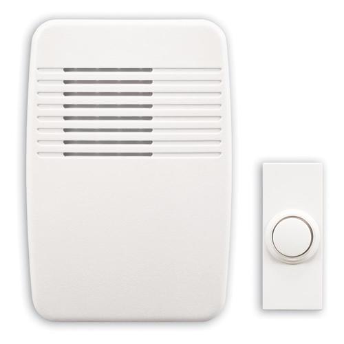 Utilitech White Wireless Doorbell Kit in the Doorbell Kits & Chimes ...