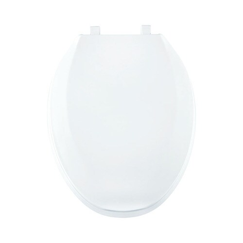 Centoco White Elongated Toilet Seat in the Toilet Seats department at ...