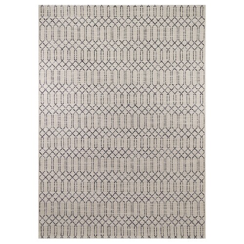 allen + roth Hiltstone Greige Rectangular Indoor/Outdoor Machine-Made ...