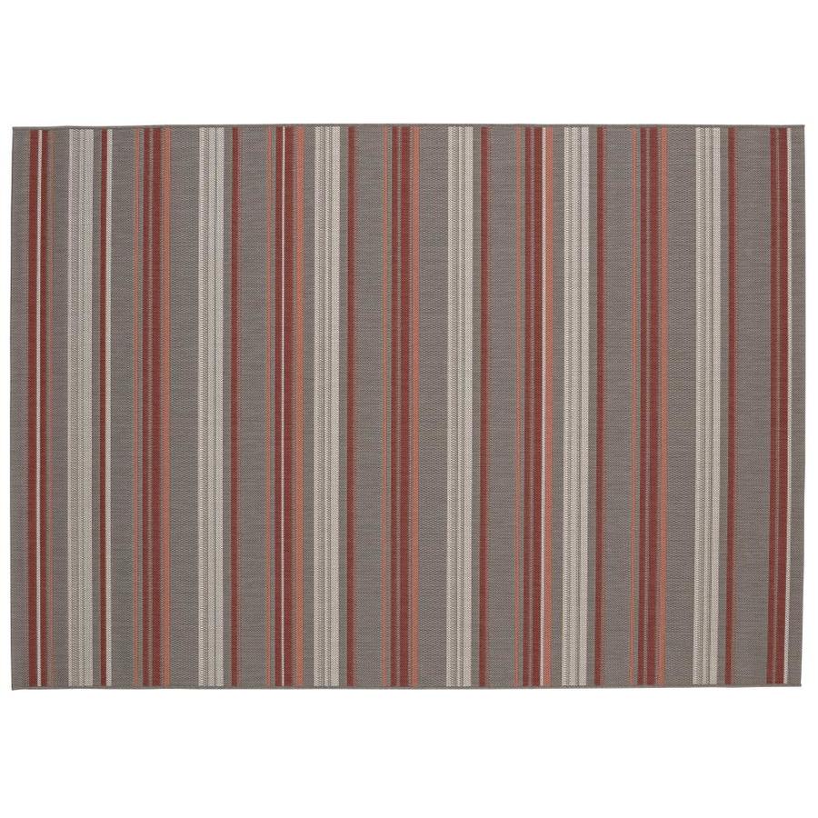 Balta Spice Syden 5ft 3in x 7ft 4in Red Rectangular Indoor/Outdoor ...