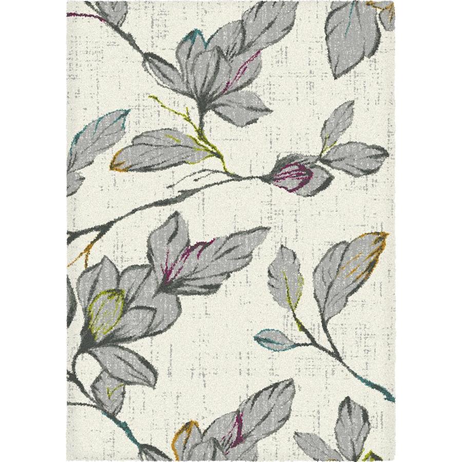 Balta Gray Rectangular Indoor/Outdoor Machine-Made Area Rug (Common: 5 ...