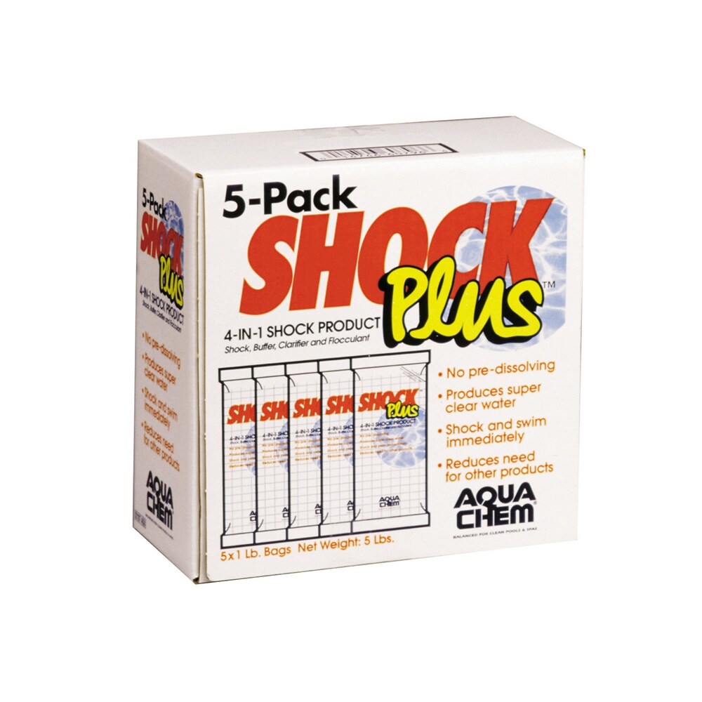 Aqua Chem 5 Pack Shock Plus Pool Treatment at Lowes.com