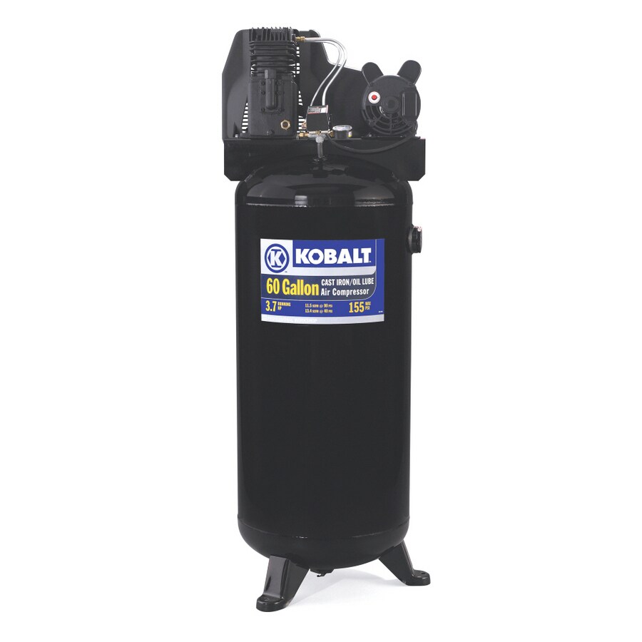 Kobalt 60-Gallon Cast Iron Stationary Air Compressor in the Awnings ...
