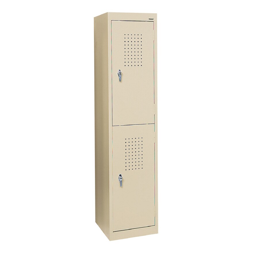 edsal 15-in W x 66-in H x 18-in D Putty Steel Storage Locker in the ...
