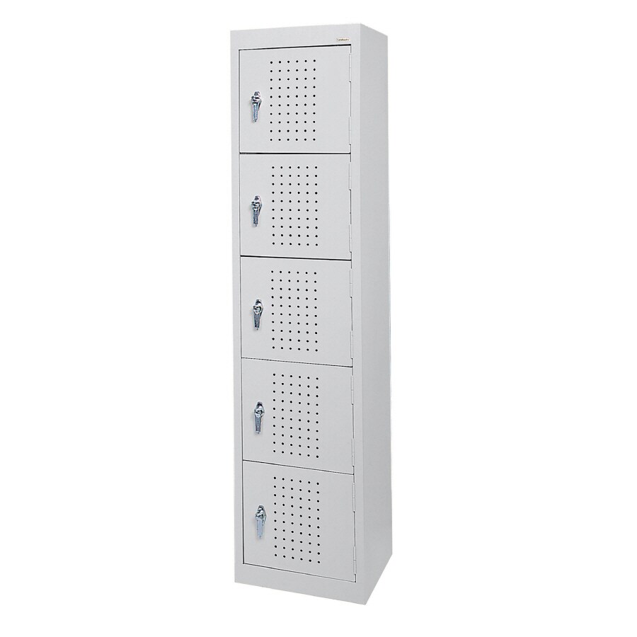 edsal 15-in W x 66-in H x 18-in D Dove Gray Steel Storage Locker in the ...