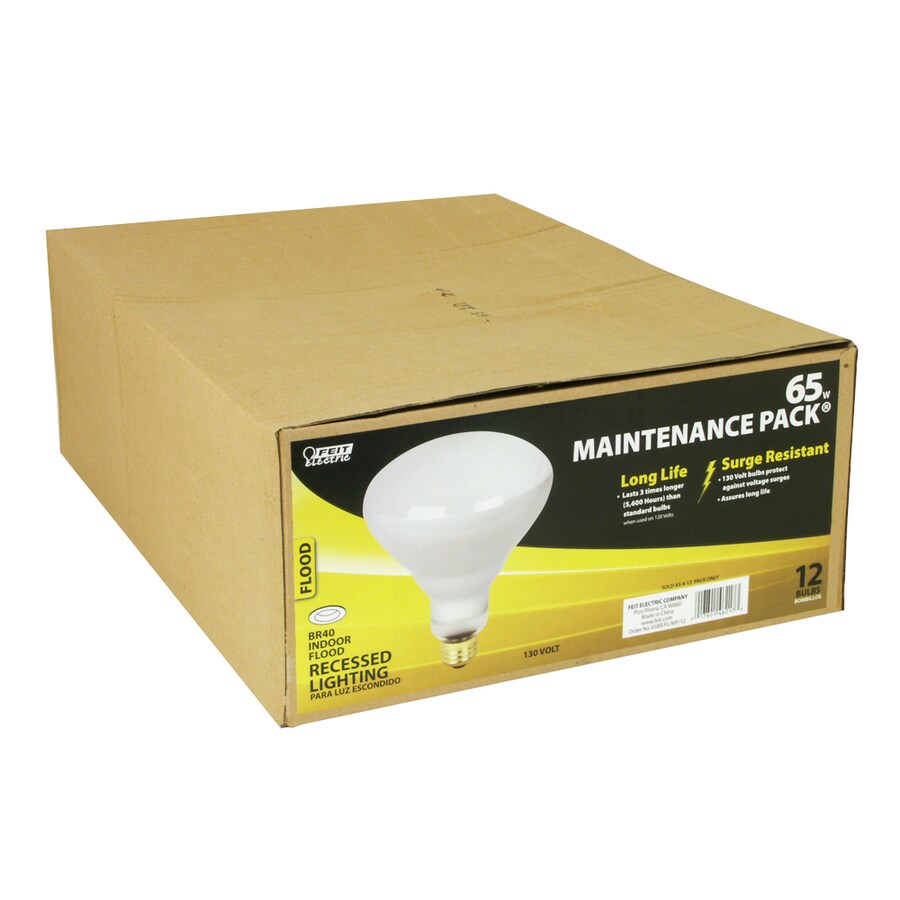 Feit Electric 12-Pack 65-Watt Indoor Incandescent Flood Light Bulb at ... Feit Electric 12-Pack 65-Watt Indoor Incandescent Flood Light Bulb at ...