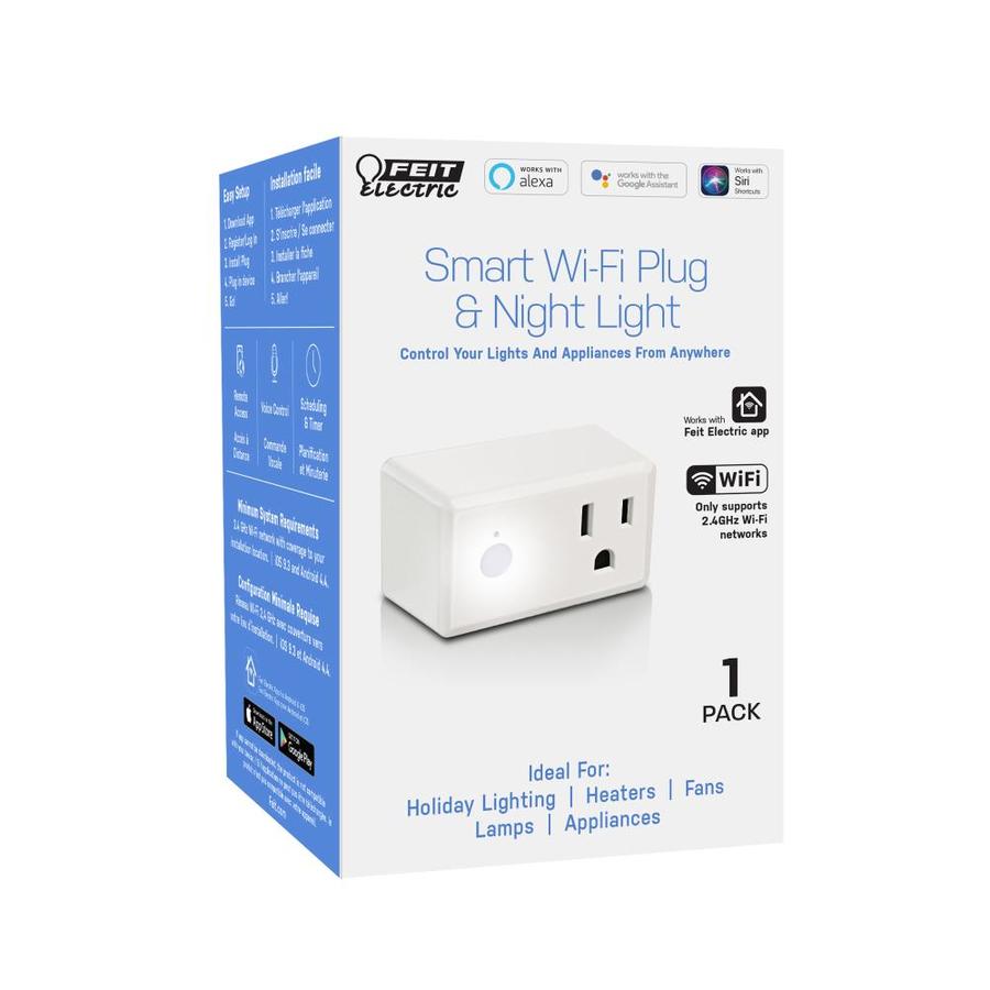 Feit Electric White LED Night Light with Auto On/Off in the Night ...