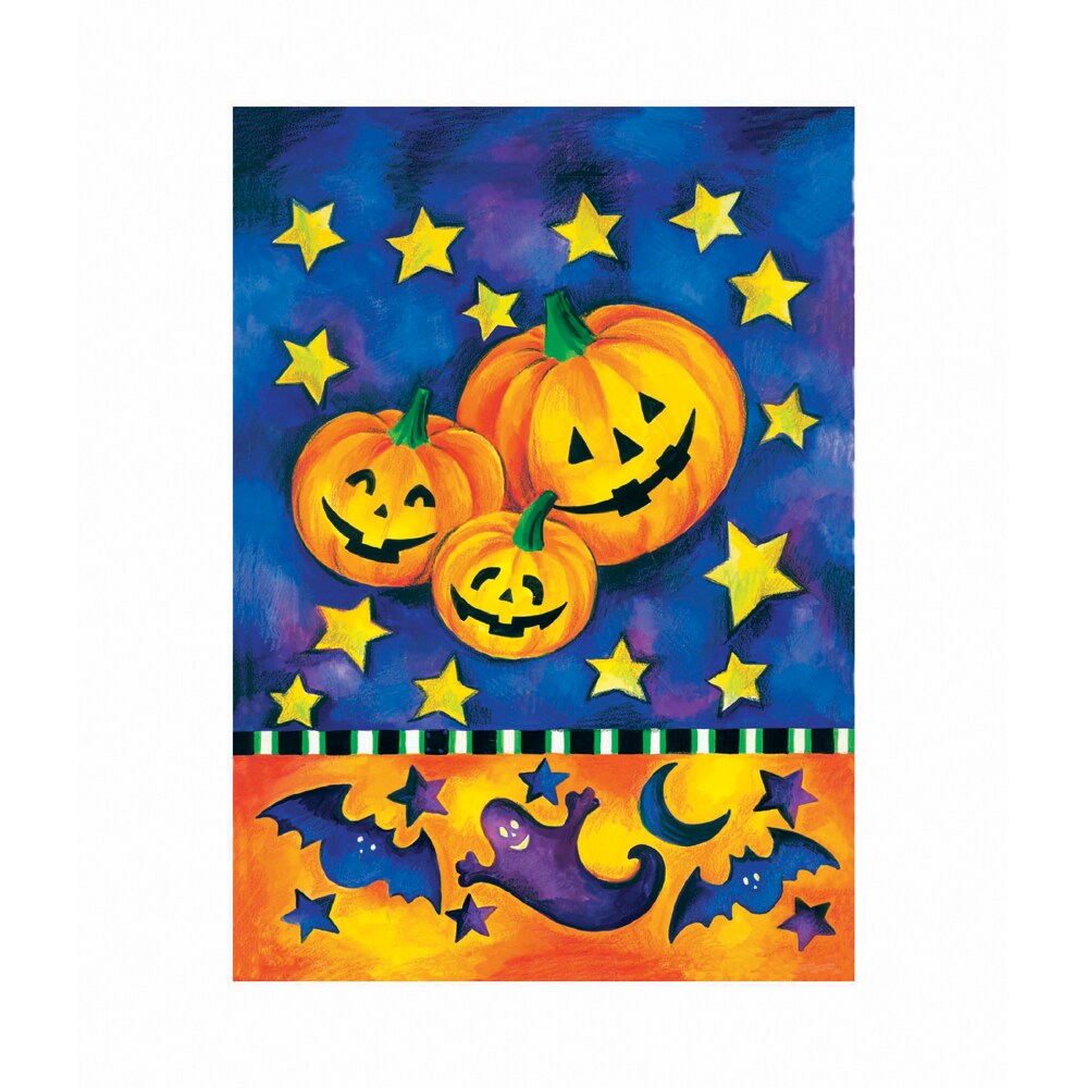 TolandÂ® Halloween Stars Garden Flag in the Awnings department at Lowes.com