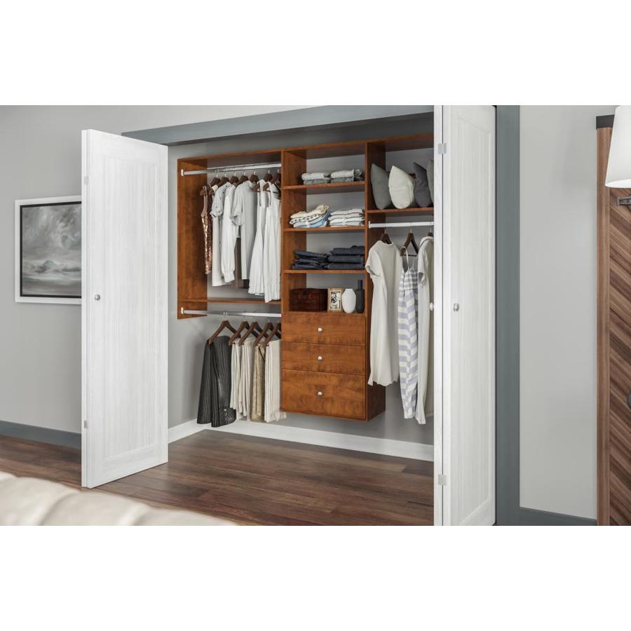 Easy Track 24-in x 12-in x 14-in Cherry Wood Drawer Unit at Lowes.com