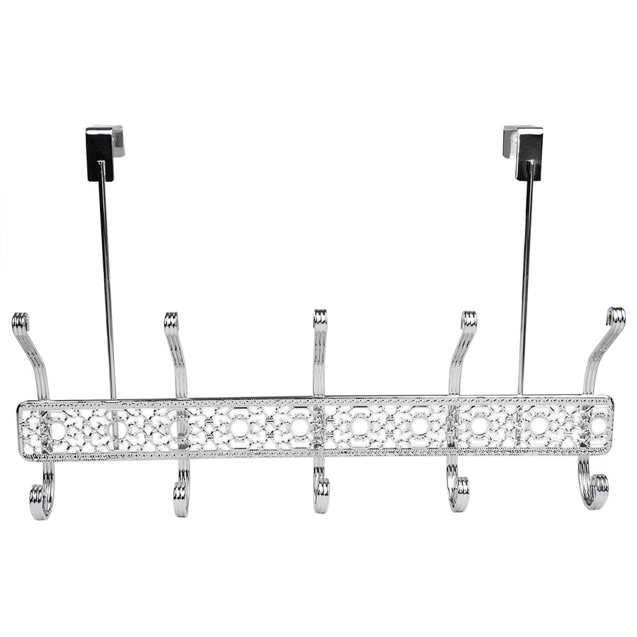 Home Basics 5 Dual Hook Chrome Over the Door Rack at Lowes.com