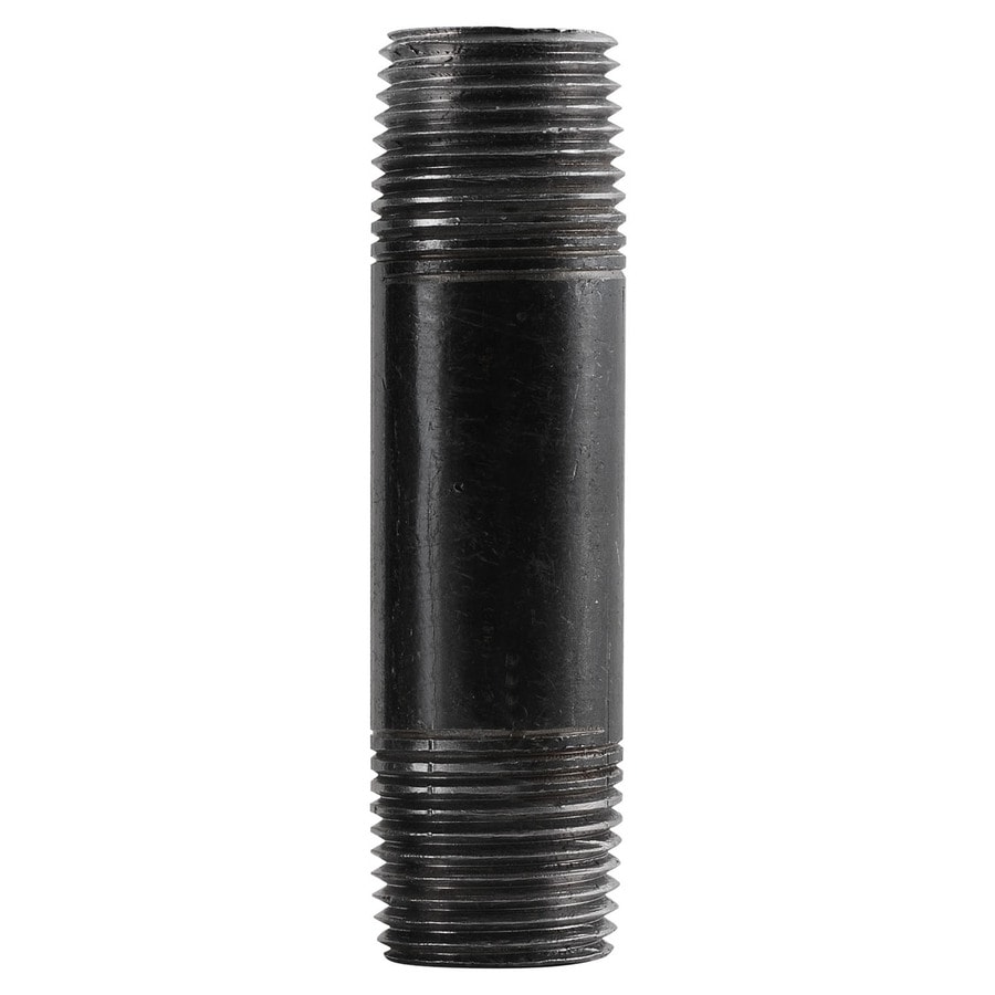 RELIABILT 3/8-in x 3-in Black Steel Threaded Nipple in the Black Pipe ...