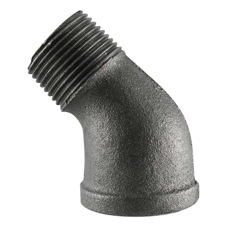 RELIABILT 3/4-in 45-Degree Black Malleable Iron Street Elbow in the ...