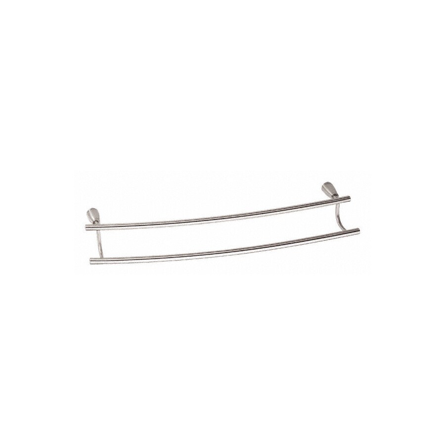 Danze Sonora 24-in Brushed Nickel Double Towel Bar at Lowes.com