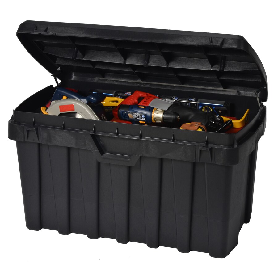 CONTICO 53-Gallon Black Plastic Storage Trunk in the Storage Trunks ...