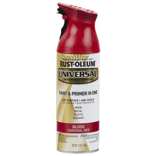 Rust-Oleum Universal Gloss Cardinal Red Spray Paint and Primer In One ...