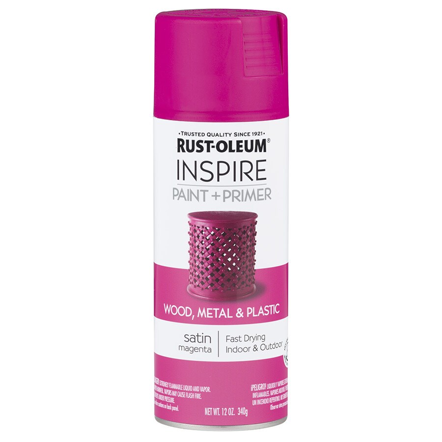 Rust-Oleum Satin Magenta Spray Paint and Primer In One (Actual Net ...