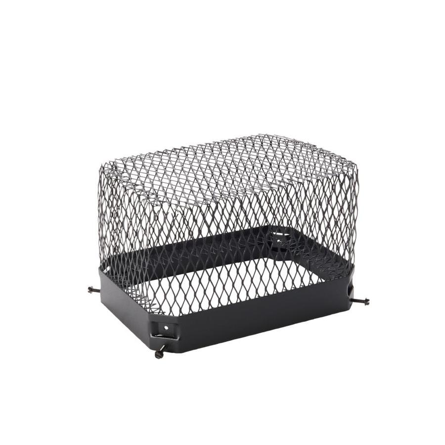 HY-C 9.5-in W x 13.5-in L Black Galvanized Steel Rectangular Chimney ...