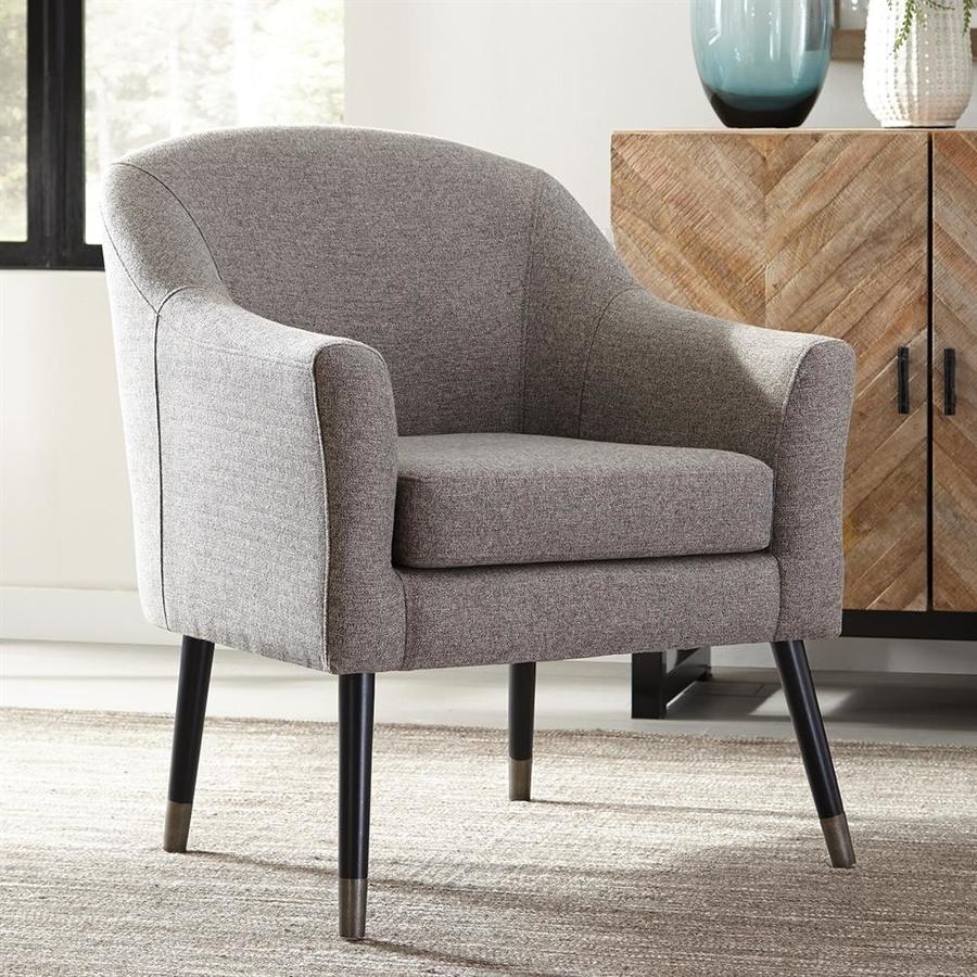 Scott Living Accents Midcentury Grey Accent Chair at Lowes.com