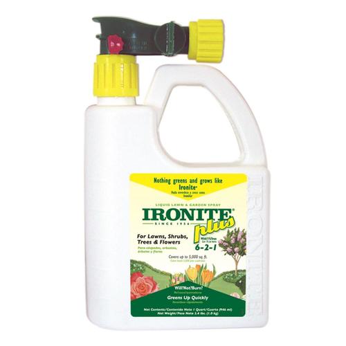 Ironite Plus 32-fl oz 5000-sq ft 6-2-1 Ironite in the Lawn Fertilizer ...