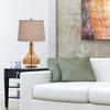 Catalina Amberly 25.5-in Amber 3-way Table Lamp with Linen Shade at ...