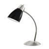 Tensor 18-in Adjustable Brushed Steel Swing-arm Desk Lamp with Plastic ...