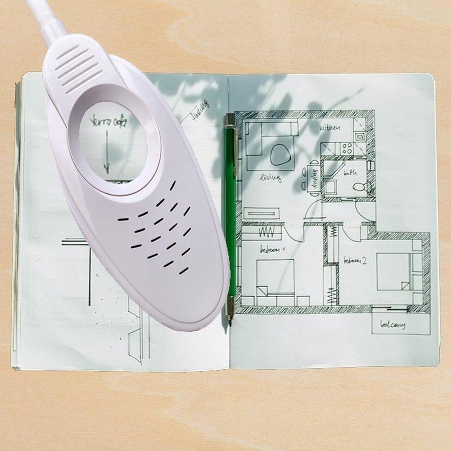 Tensor Jasper 16.5-in Adjustable Magnifying White Touch Swing-Arm Desk ...