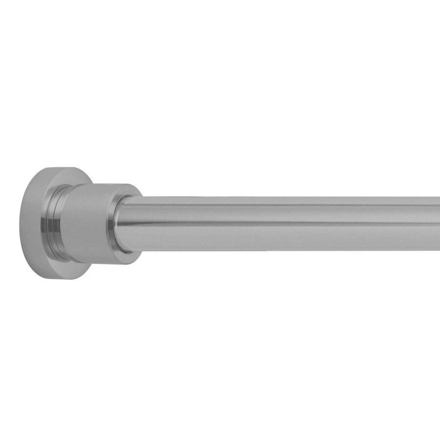 :USE Bollard to 72-in Satin Nickel Shower Curtain Rod at Lowes.com