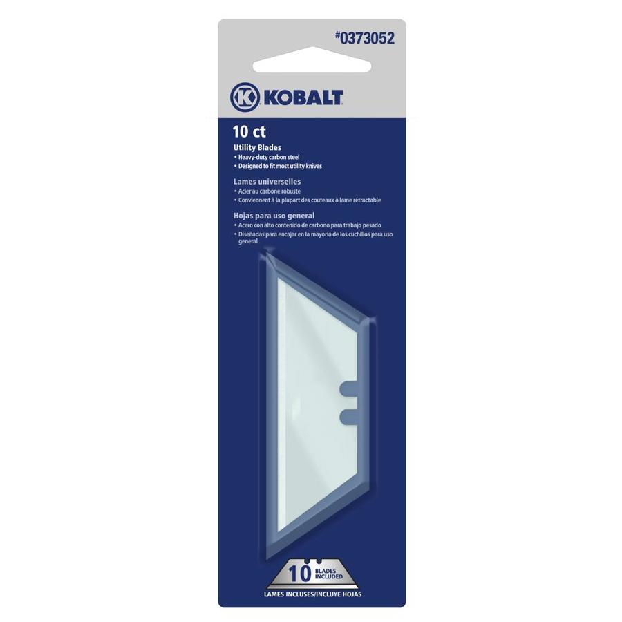 Kobalt Utility Blades Carbon Steel Utility Replacement Blade (10-Pack ...