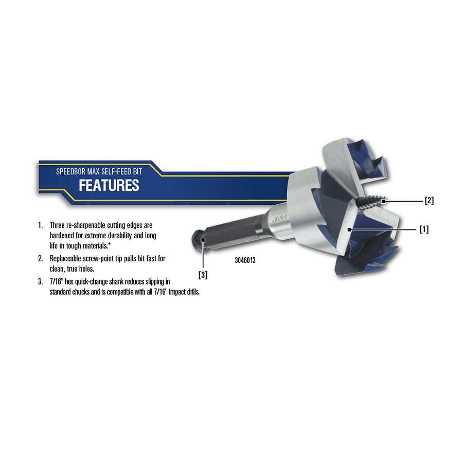 IRWIN Speedbor MAX-Piece 5-in Woodboring Drill Bit at Lowes.com