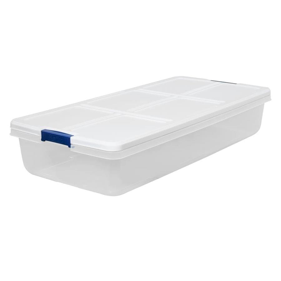Hefty 52 QT HEFTY CLEAR UNDER BED ST in the Plastic Storage Containers ...