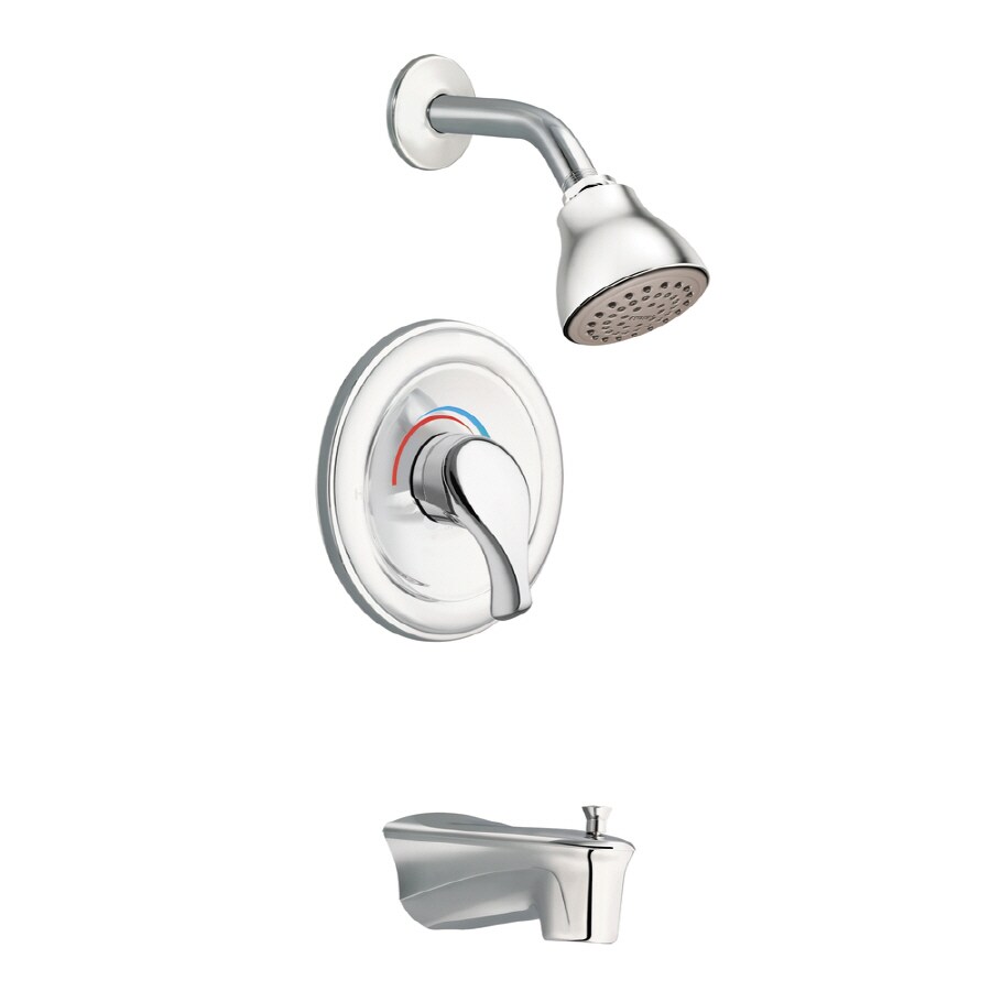 Moen Legend Chrome 1-Handle Bathtub and Shower Faucet with Single ...