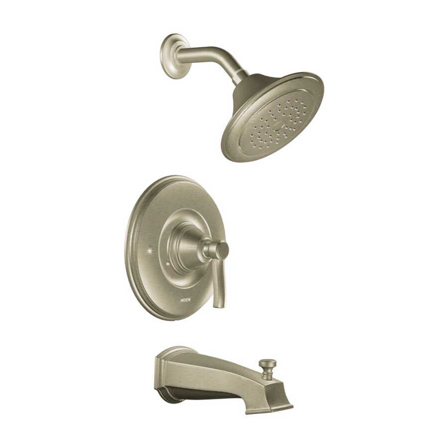 Moen Brushed Nickel, Posi-Temp Tub and Shower Faucet Trim Kit at Lowes.com