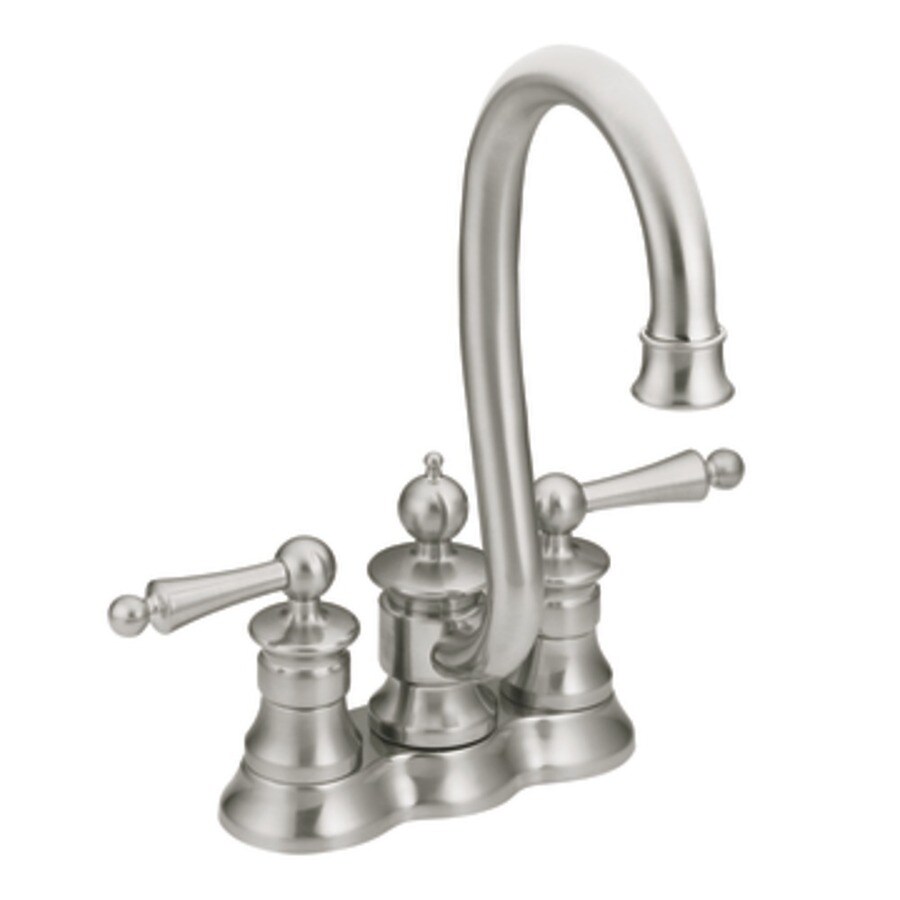 Moen Waterhill Classic Stainless 2-Handle Bar Faucet at Lowes.com