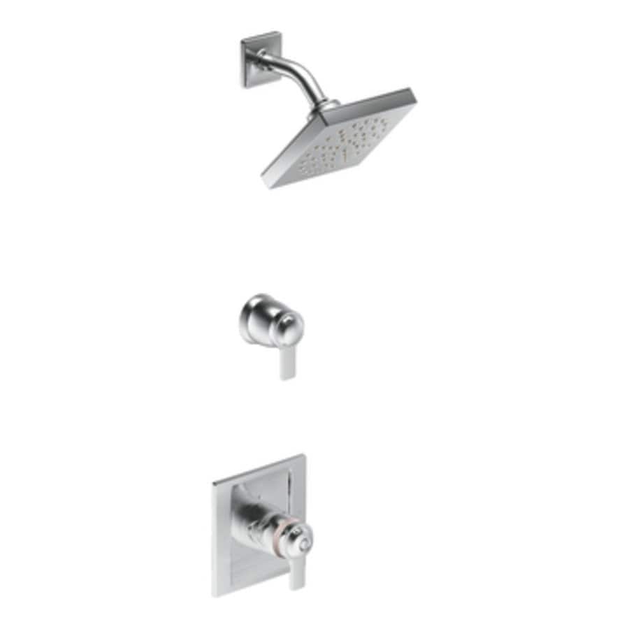 Moen Exacttemp Chrome 2-Handle Shower Faucet Trim Kit with Rain ...