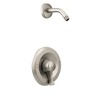 Moen Commercial Classic Brushed Nickel 1-handle Shower Faucet at Lowes.com