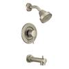 Moen Align Brushed Nickel 1-handle Bathtub and Shower Faucet at Lowes.com