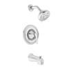 Moen Darcy Chrome 1-handle Bathtub and Shower Faucet with Valve at ...