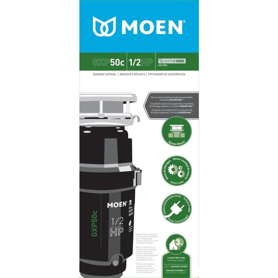 Moen GX 1/2-HP Continuous Feed Garbage Disposal at Lowes.com