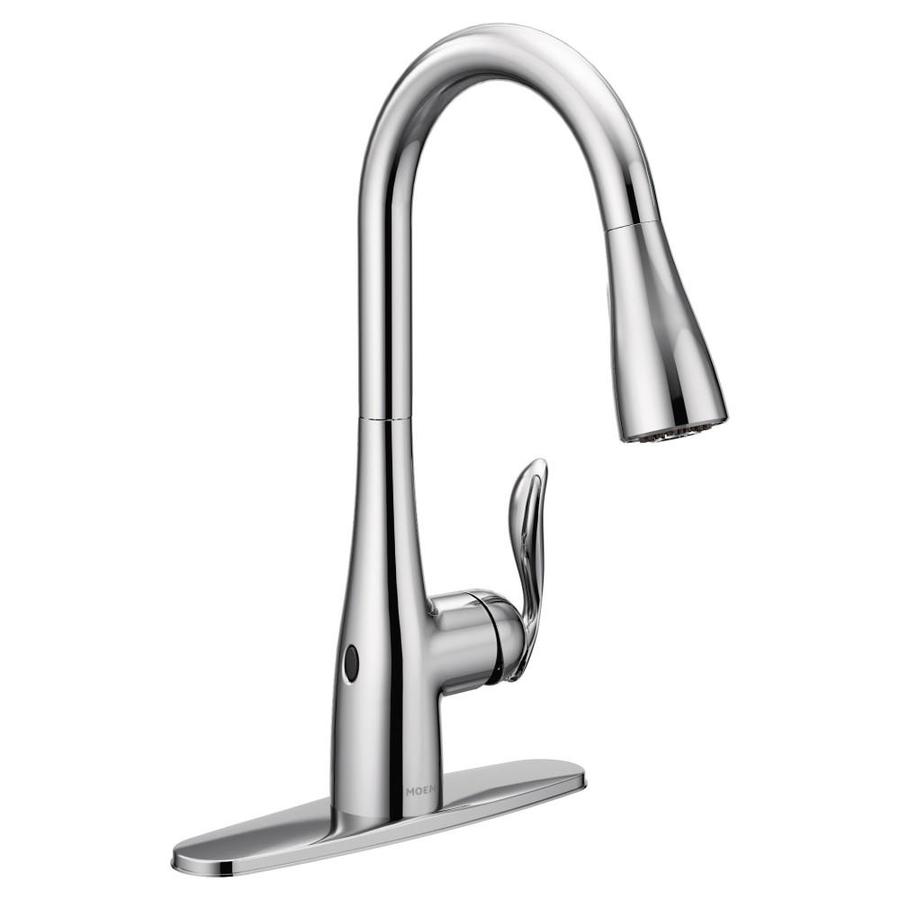 Moen Arbor Oil Rubbed Bronze 1-Handle Deck Mount High-Arc Handle/Lever ...