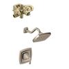 Moen Voss Brushed Nickel 1-handle Shower Faucet with Valve at Lowes.com