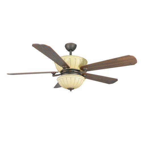 Allen + roth 52" Chesterfield Roman Bronze Ceiling Fan at Lowes.com