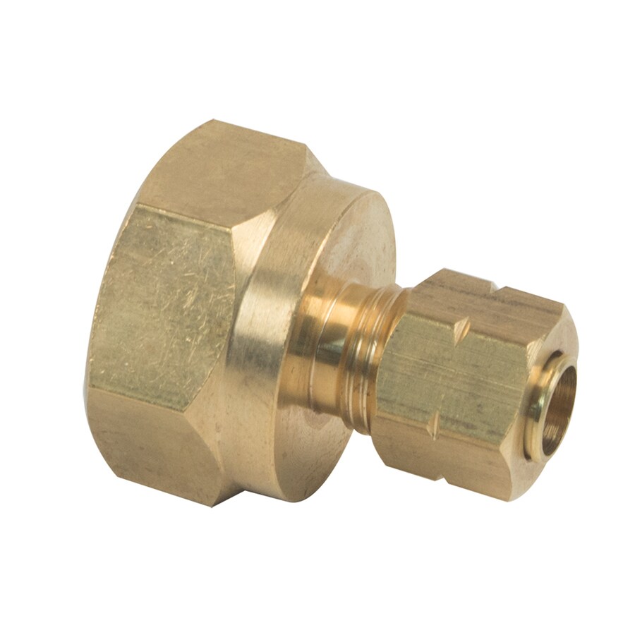 BrassCraft 1/4-in x 1/2-in Compression x FIP Adapter Fitting at Lowes.com