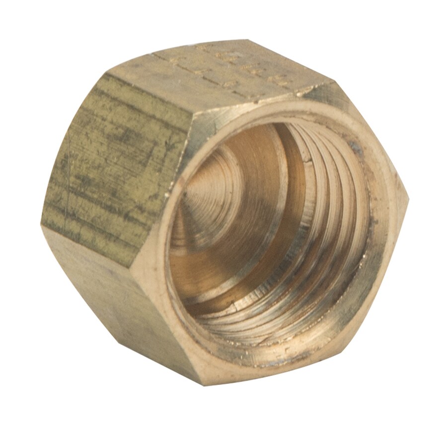BrassCraft 1/4-in dia Compression Cap Fitting in the Brass Fittings ...