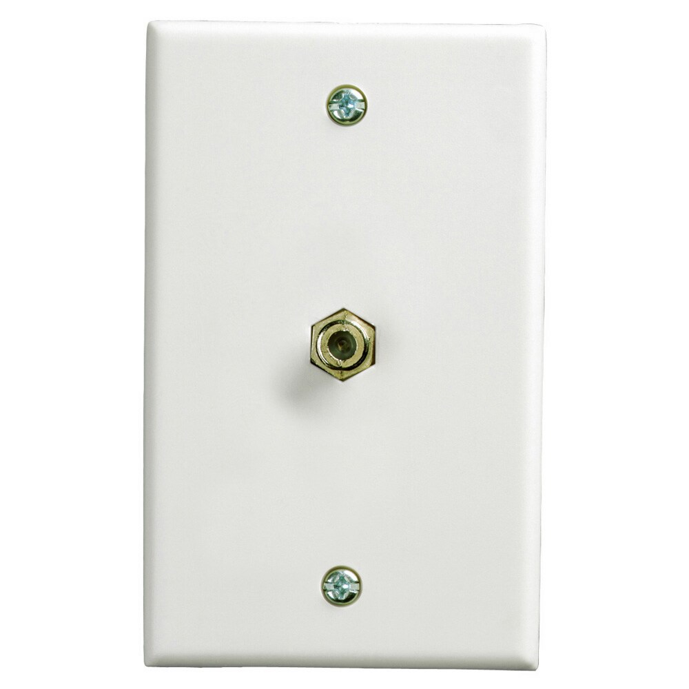 Philips/Magnavox Almond Coaxial Cable Wall Plate 2-Pak in the Awnings ...