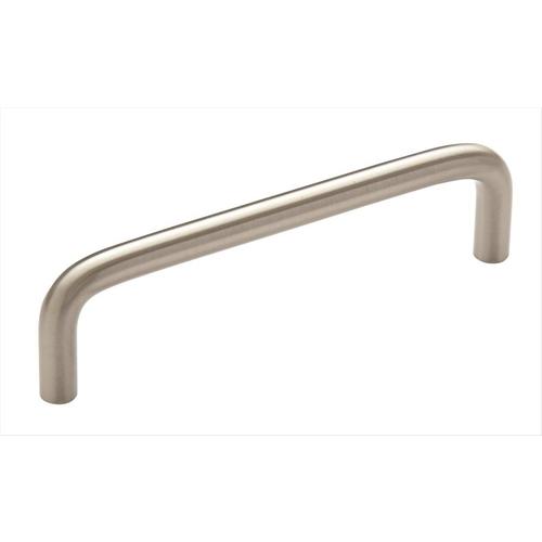 Amerock Brass Wire Pulls 4-in Center to Center Satin Nickel Rectangular ...