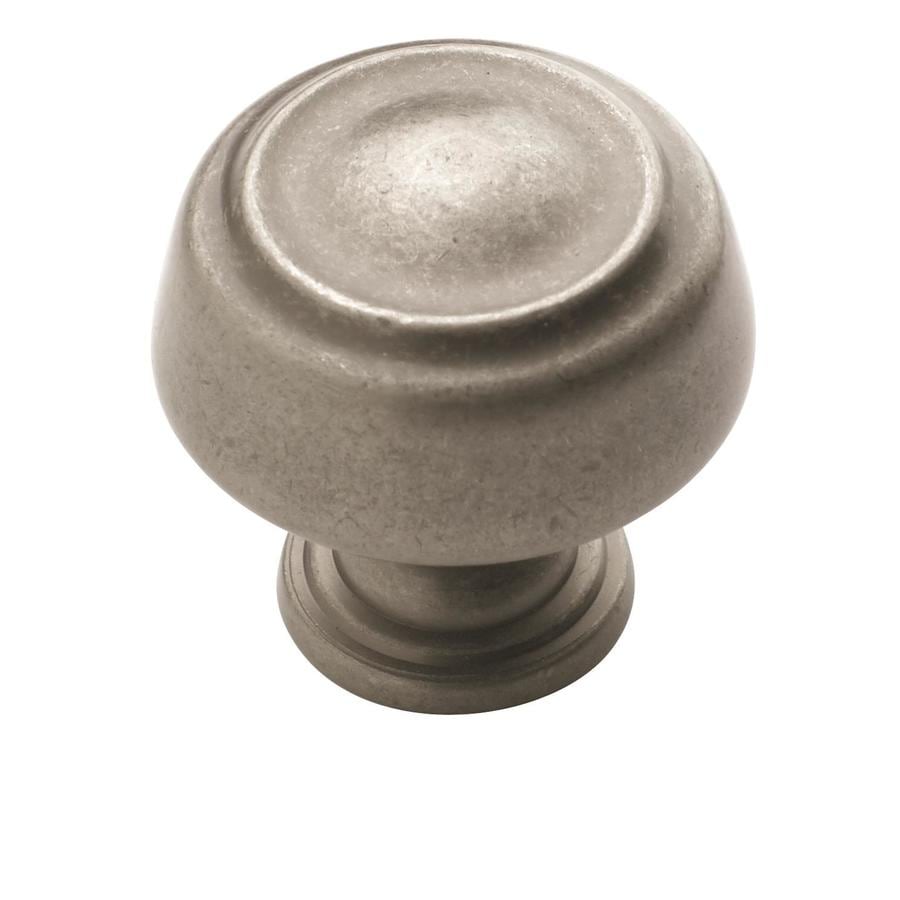 Amerock Kane Weathered Nickel Round Cabinet Knob at Lowes.com